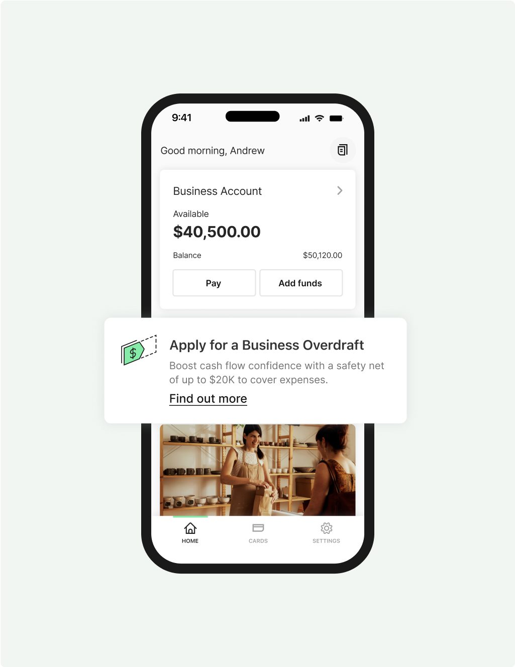 Business Account | Prospa